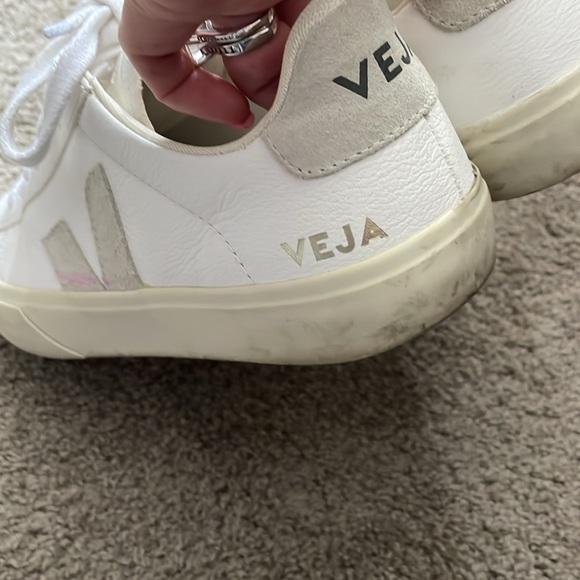 Veja | Shoes | Veja White And Cream Sneakers With Minimalist Design And ...